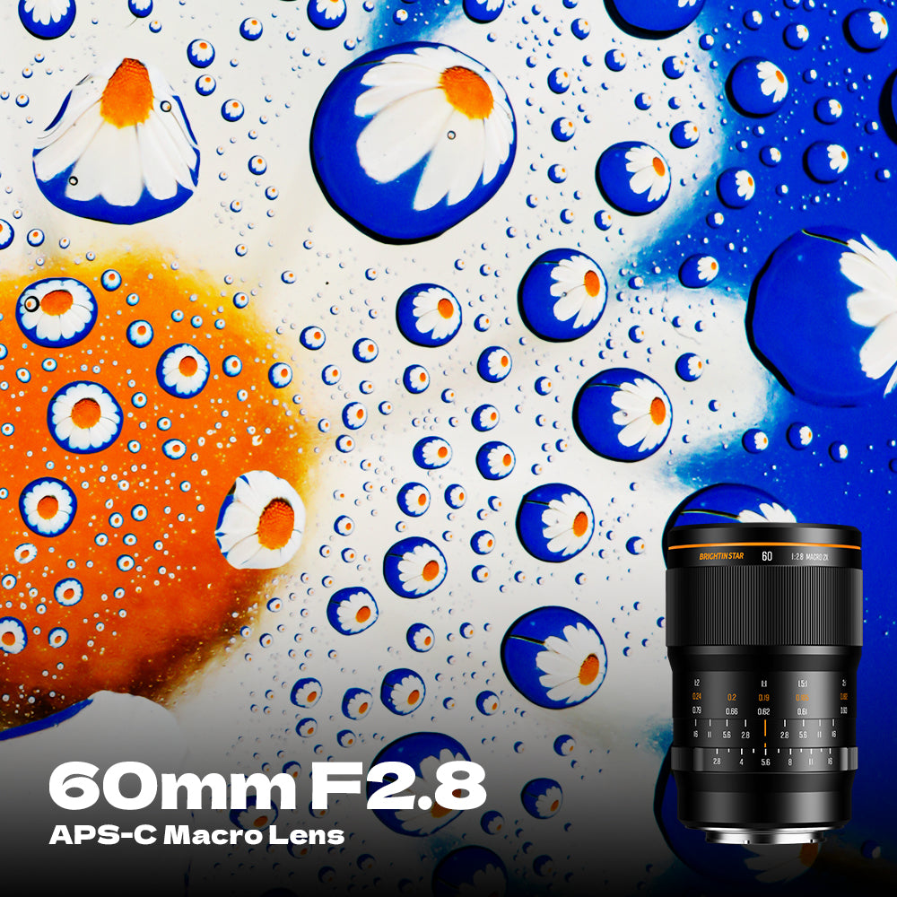 Brightin Star 60mm F2.8 2X Macro APS-C Manual Focus Prime Lens ...